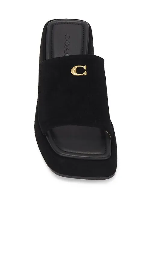COACH Marie Platform Sandal In Suede