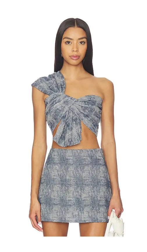 JBQ Eden One Shoulder Cropped Top