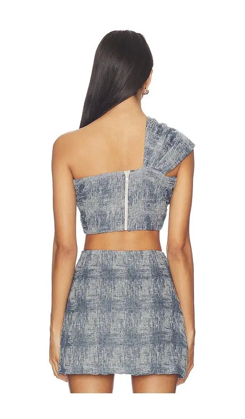 JBQ Eden One Shoulder Cropped Top