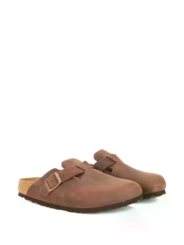 BIRKENSTOCK Buckle-strap Mules - Brown
