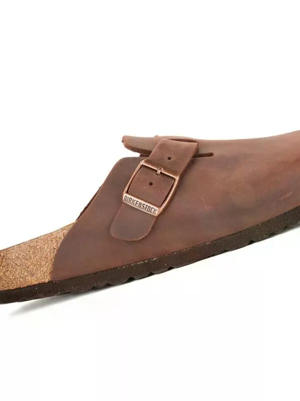 BIRKENSTOCK Buckle-strap Mules - Brown