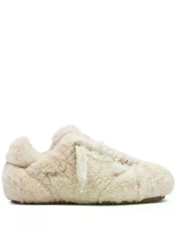 Axel Arigato Tact Shearling-effect Sneakers