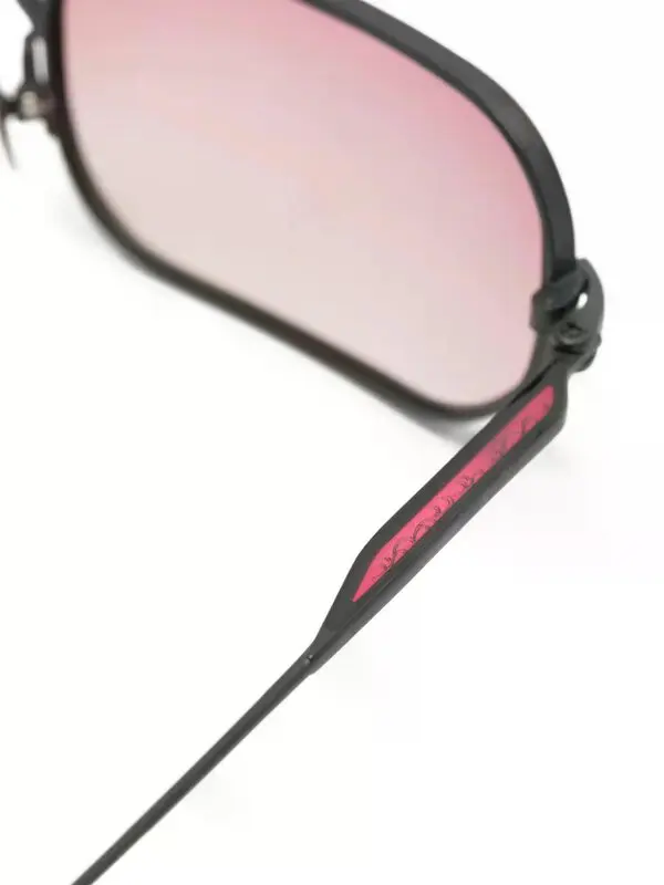 Matsuda Rectangle Gradient Sunglasses