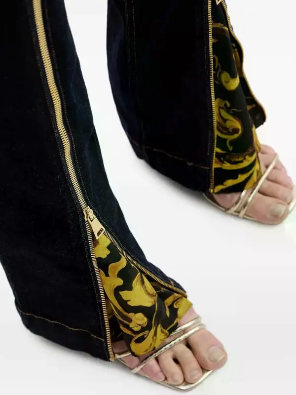 Versace Zip-detailed Jeans