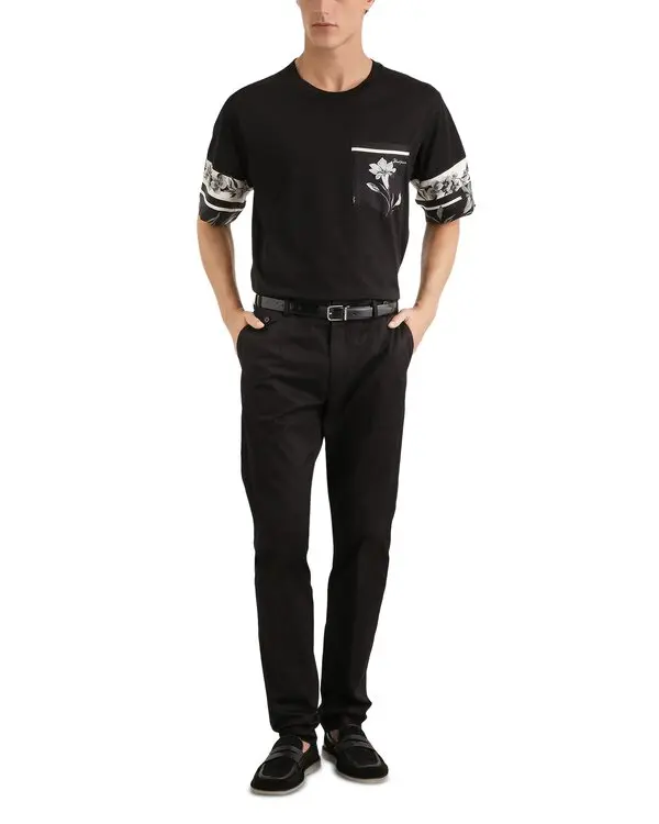 Dolce & Gabbana Floral Pocket T-shirt