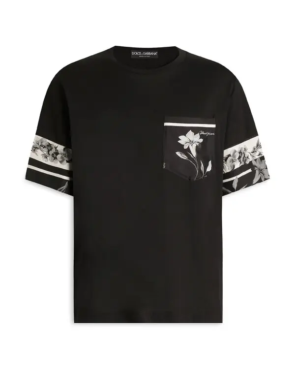 Dolce & Gabbana Floral Pocket T-shirt