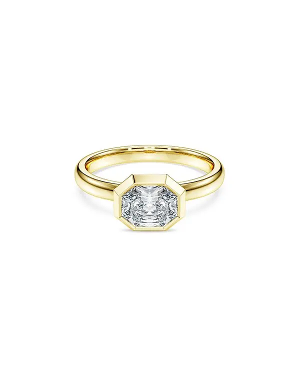 SWAROVSKI Octagon Lab Grown Diamond Ring - Gold