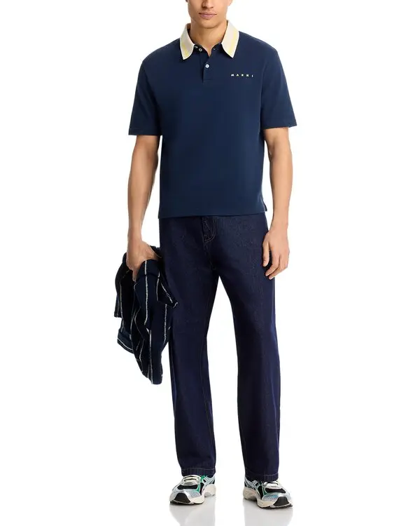 Marni Contrast Collar Polo