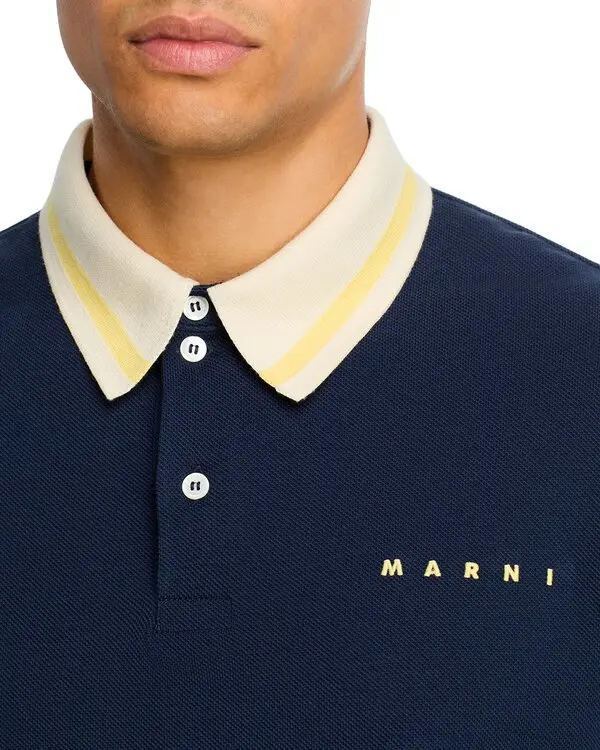 Marni Contrast Collar Polo