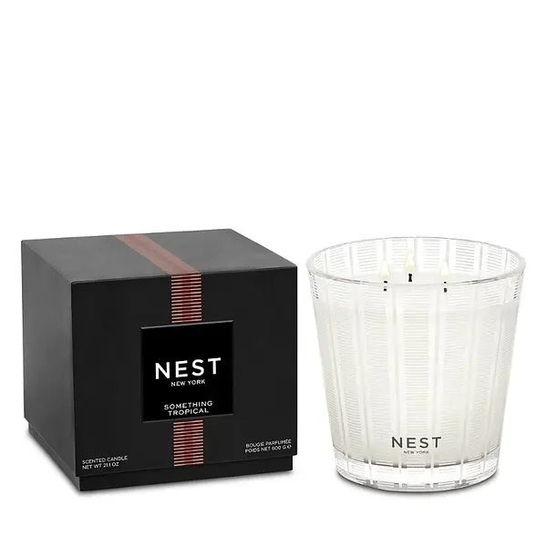 NEST NEW YORK Something Tropical 3 Wick Candle - Coral