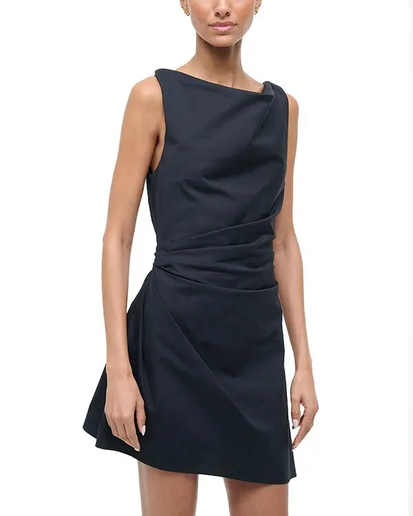 Staud Callie Mini Dress - Black