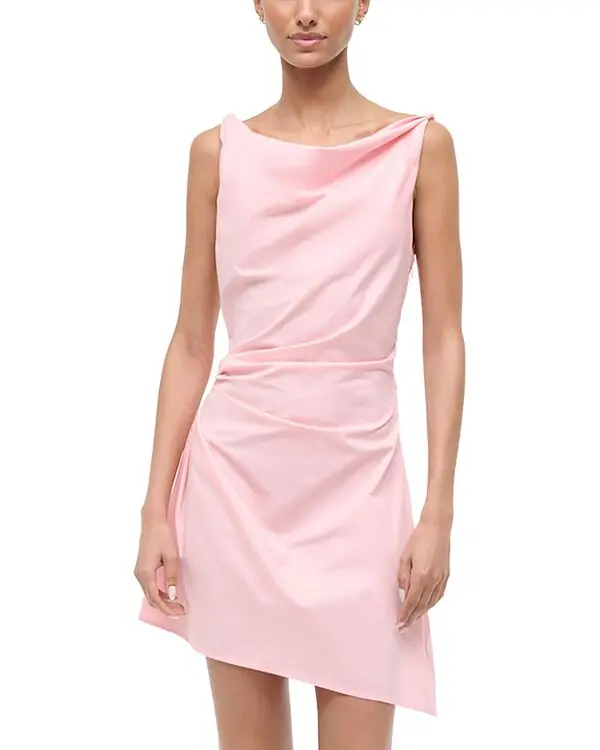 Women's Pink Leather Dresses | Editorialist