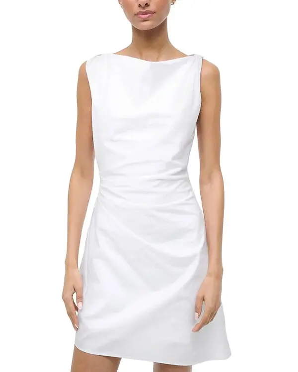 Staud Callie Mini Dress - White