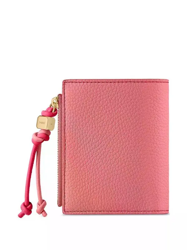 MAISON DE SABRE Small Bifold Leather Wallet - Pink