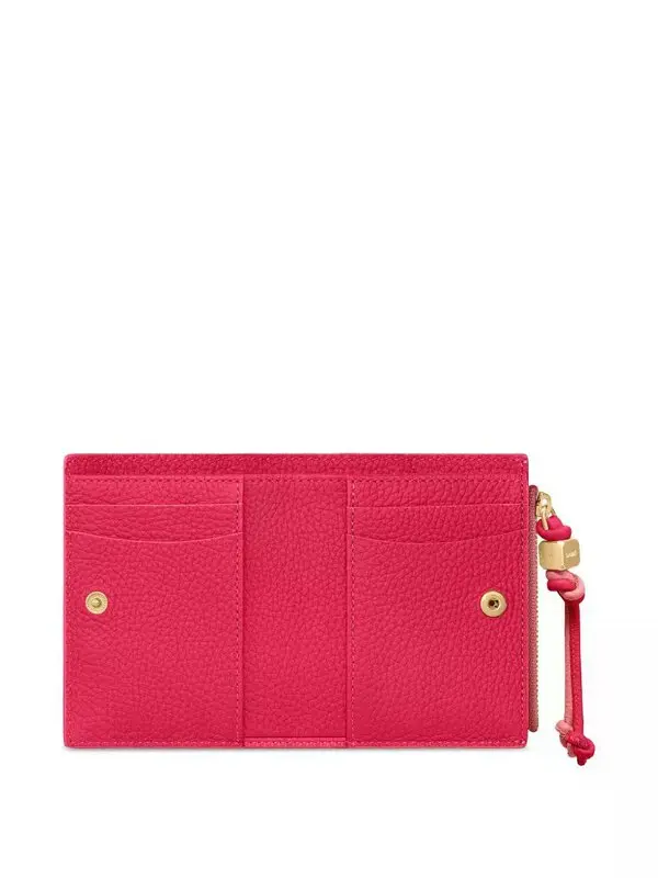 MAISON DE SABRE Small Bifold Leather Wallet - Pink
