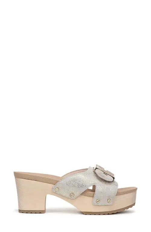 Dr. Scholl'S Platform Slide Sandal - Champagne Beige