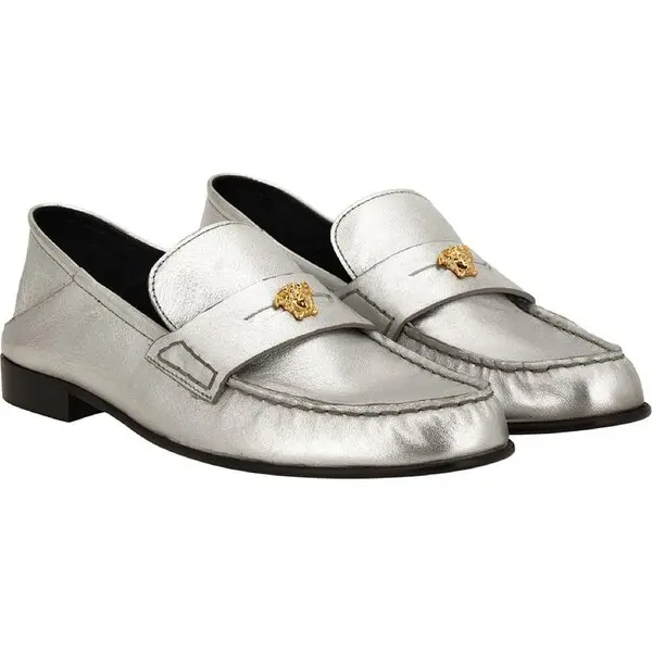 Versace Medusa Convertible Penny Loafer