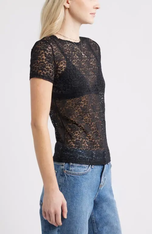 Bp. Stretch Lace Top