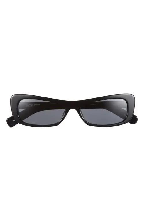 Jacquemus The Capri Cat Eye Sunglasses - Capri Black/yellow Gold/grey