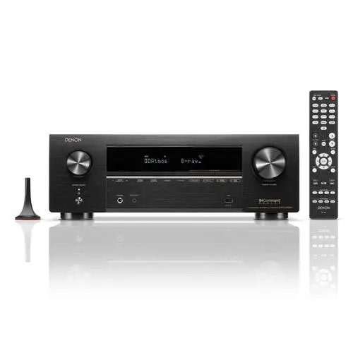 DENON Avrx1800h 7.2 Channel 8k Home Theater Receiver With Dolby Atmos, Heos Built-in - Black