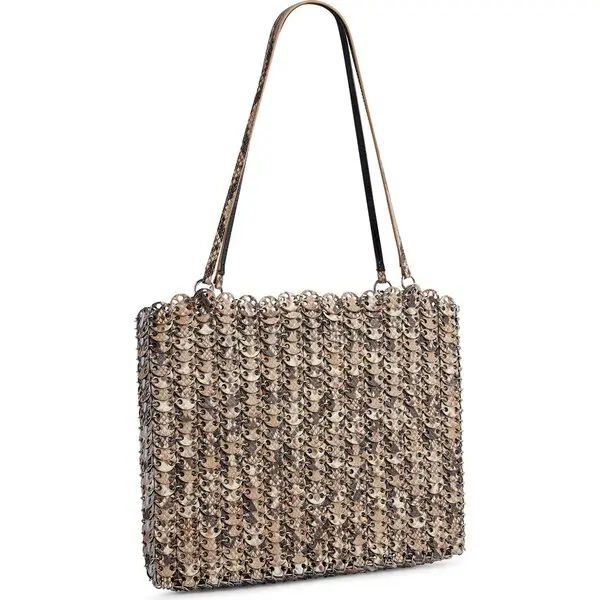 Rabanne 1969 Snakeskin Print Shoulder Bag
