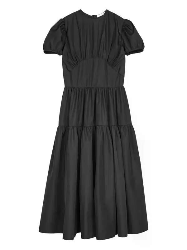 Cecilie Bahnsen Cilia Gathered-detail Midi Dress