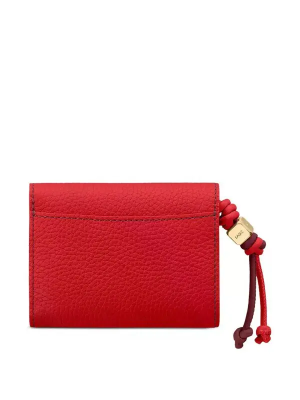 MAISON DE SABRE Leather Trifold Wallet - Red
