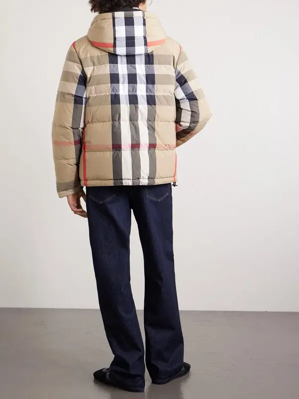 Burberry Reversible Quilted Hooded Down Jacket