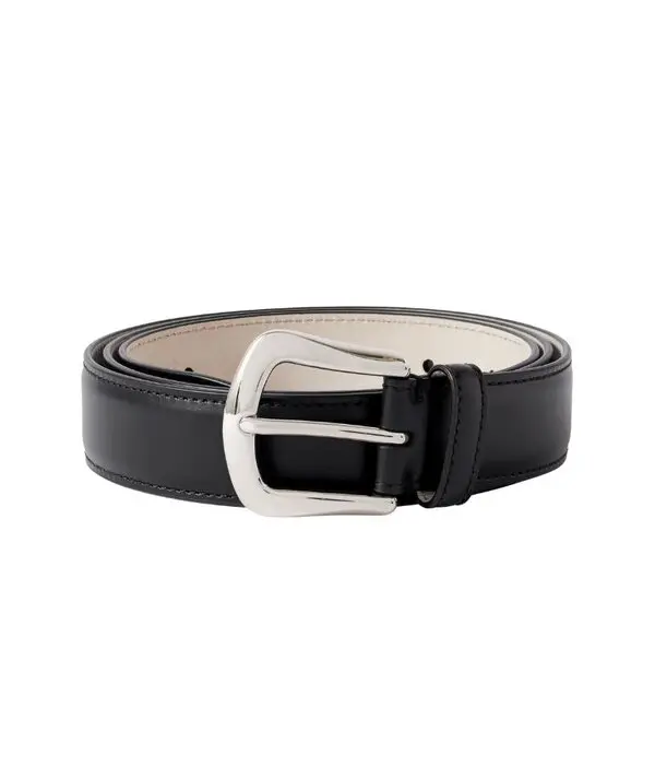 Brunello Cucinelli Leather Belt - Black