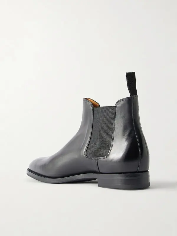 John Lobb Lawry Leather Chelsea Boots - Black