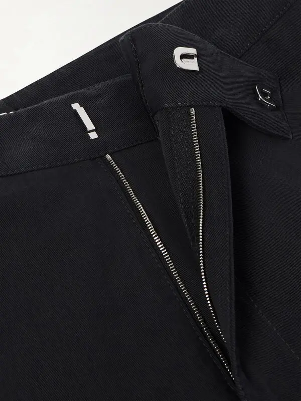 TOM FORD Wide-leg Cotton-drill Trousers