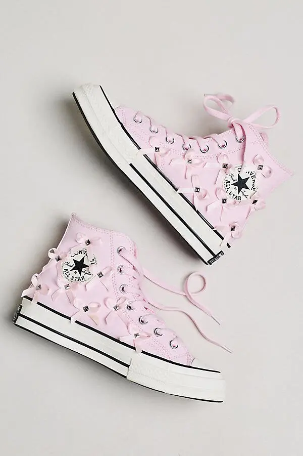 CONVERSE Chuck 70 Bow Sneakers - Pink