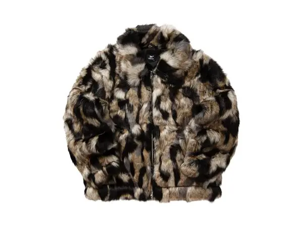 PATTA Faux Fur Patchwork Jacket
