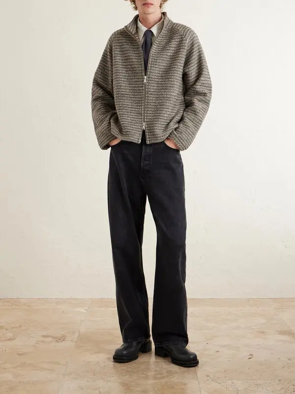 MFPEN Leisure Wool Zip-up Sweater