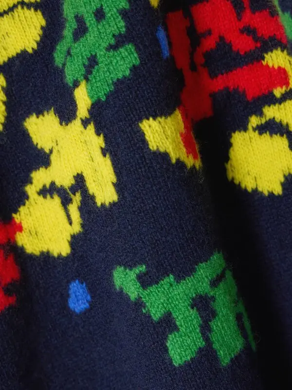 JW Anderson Pringle Floral Intarsia-knit Cashmere Sweater