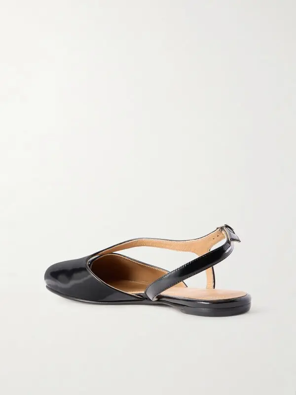 MAISON MARGIELA Tabi Split-toe Leather Slingback Flats