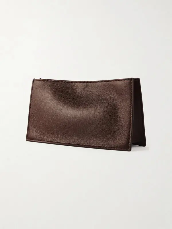 METIER Ease 28 Leather Clutch - Brown