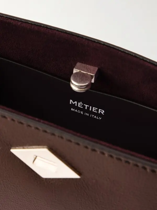 METIER Ease 28 Leather Clutch - Brown
