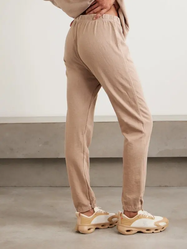 JAMES PERSE Cotton Slim-fit Track Pants - Brown