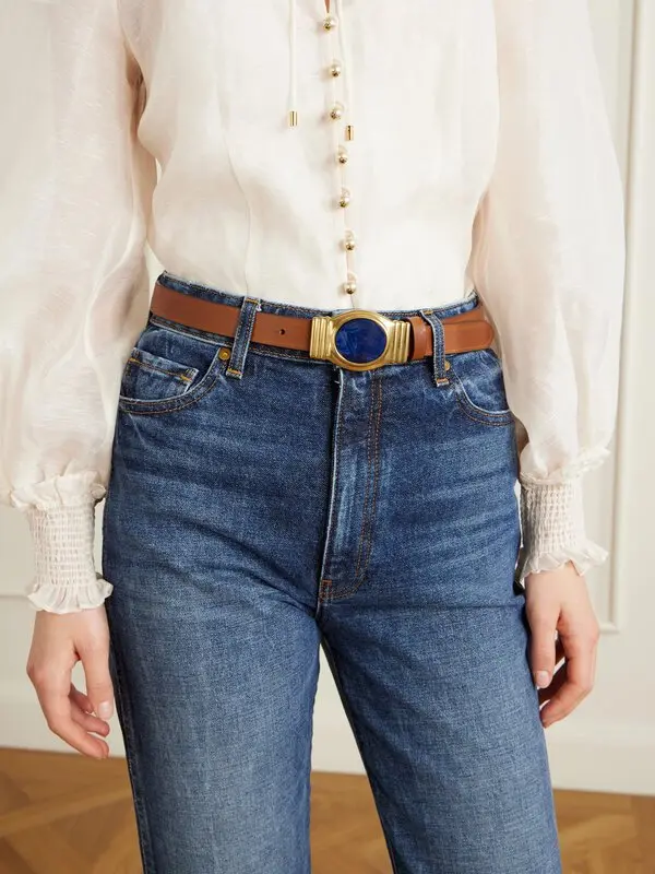 Etro Embellished Leather Belt