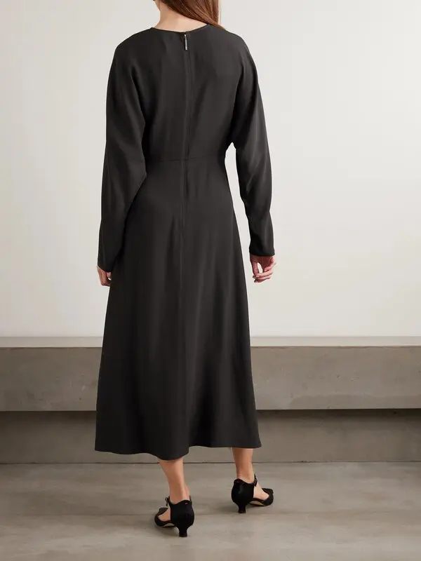 JOSEPH Hills Crepe Midi Dress