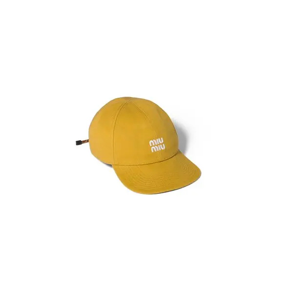 Miu Miu Baseball Cap - Topaz/brandy