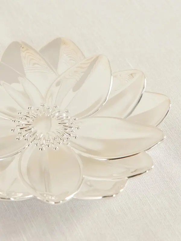 Christofle L'herbier Lotus -plated Bowl