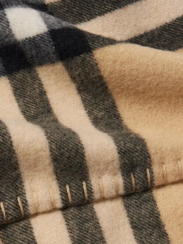 Burberry Checked Cashmere Snood - Neutrals