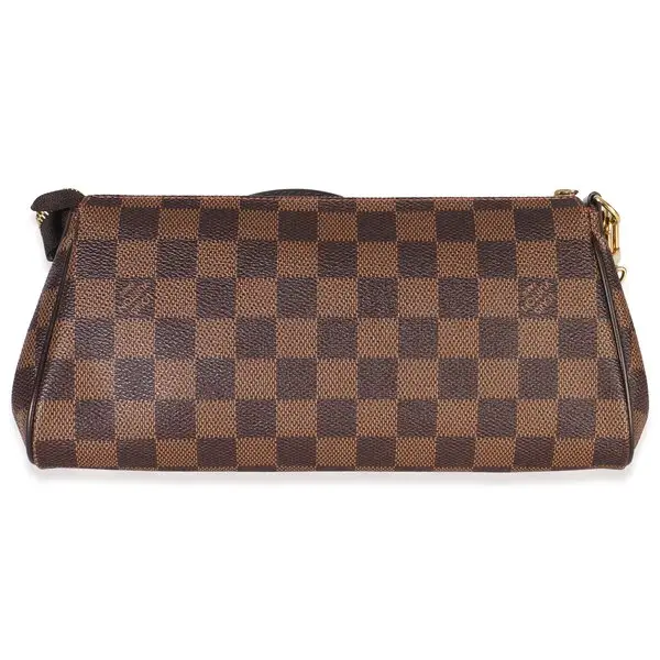 LOUIS VUITTON Damier Ebene Canvas Eva Clutch