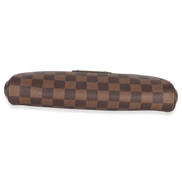 LOUIS VUITTON Damier Ebene Canvas Eva Clutch