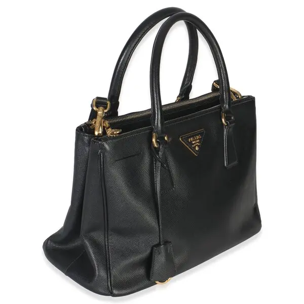 Prada Saffiano Galleria Double Zip Tote