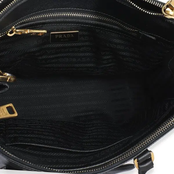 Prada Saffiano Galleria Double Zip Tote