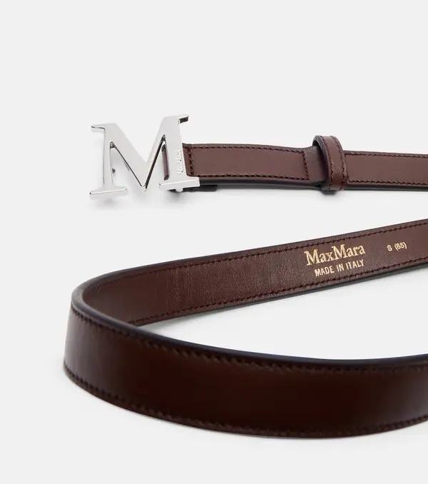Max Mara Leather Belt - Brown