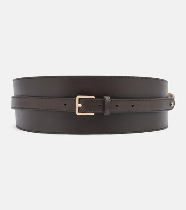 Max Mara Leather Belt - Brown